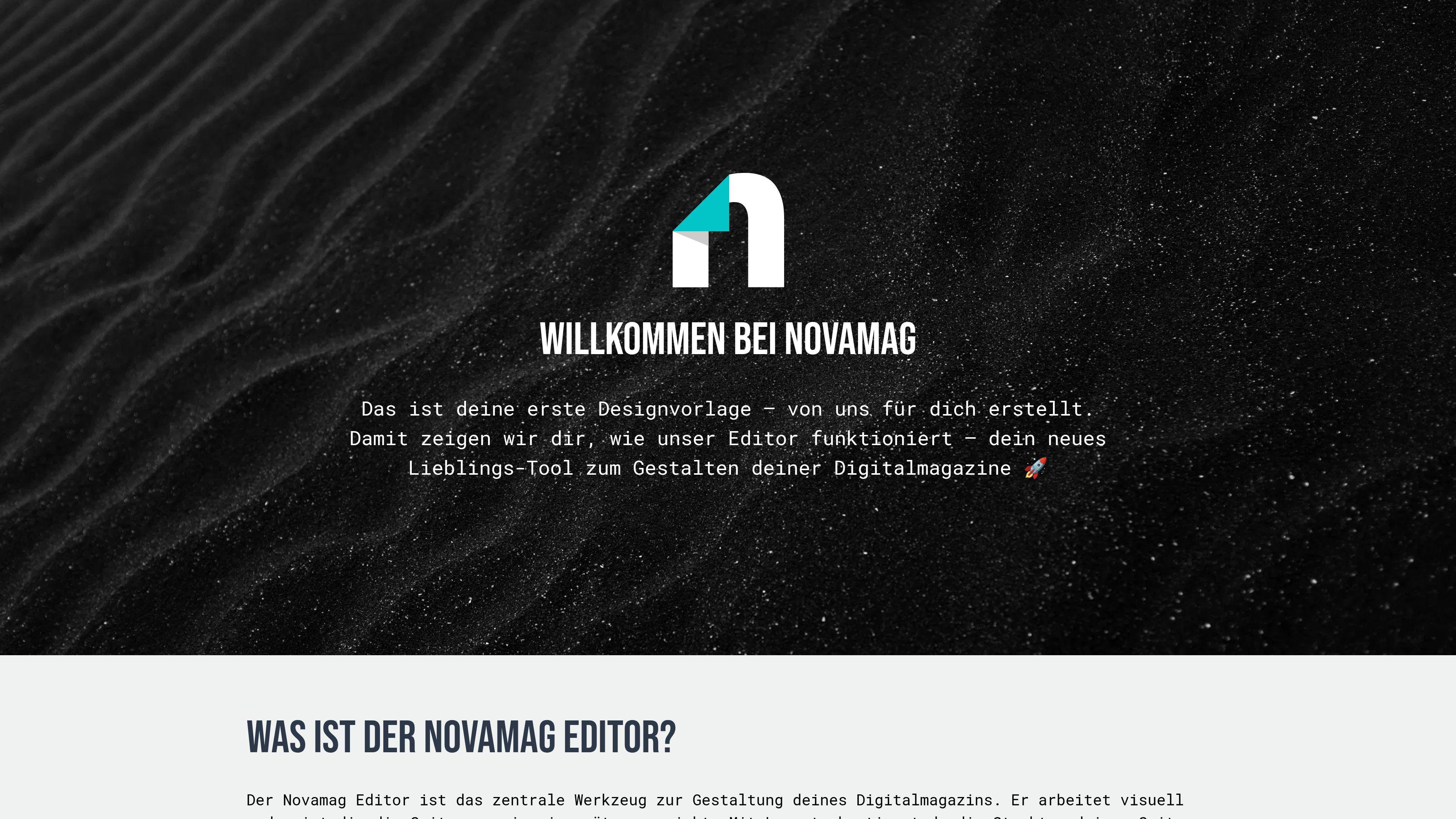Willkommen bei Novamag